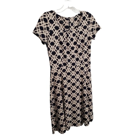 Talbots | Dresses | Talbots Petites Size S Sp Dress Stretch Fit Flare ...